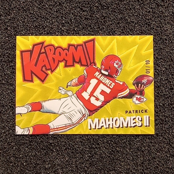 Jordan | Shoes | 22 Patrick Mahomes Gold Kaboom Card 110 Reprint ...